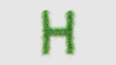 Grass Font Stock Footage ~ Royalty Free Stock Videos | Pond5