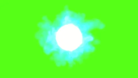 3D animation on a green screen. Blue fla... | Stock Video | Pond5