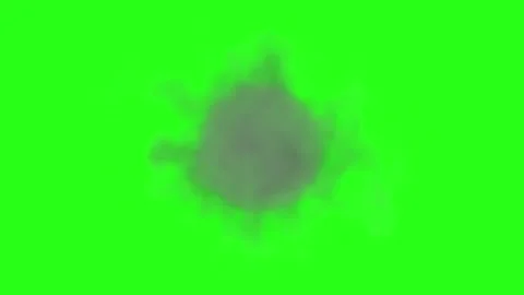 3D animation on a green screen. gray fla... | Stock Video | Pond5