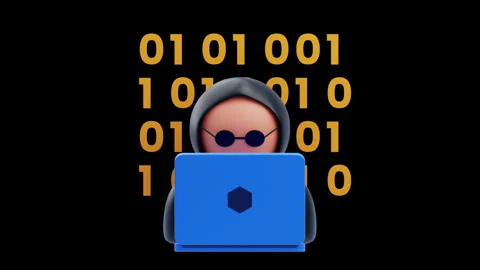 Hacker 3D Stock Video Footage | Royalty Free Hacker 3D Videos | Pond5