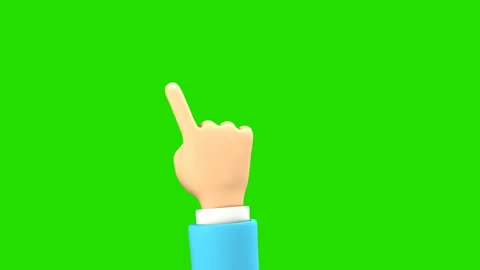 3d animation of hand touching, clicking,... | Stock Video | Pond5
