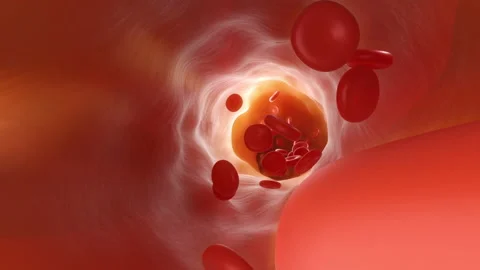 3D animation of a healthy blood flowing ... | Stock Video | Pond5