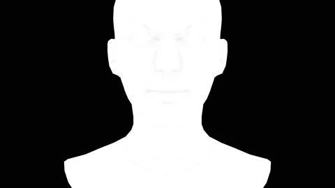 3d animation of a human head in motion -... | Stock Video | Pond5