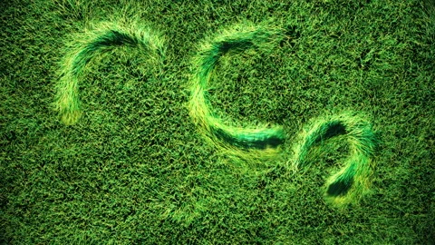 3d animation imprint of the word "CO2" o... | Stock Video | Pond5