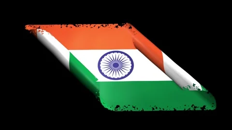 The 3D animation of the Indian National ... | Stock Video | Pond5