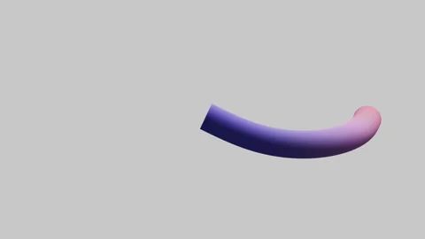 3D animation of an infinite spiral movin... | Stock Video | Pond5