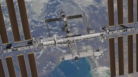 3D Animation of the International Space ... | Stock Video | Pond5