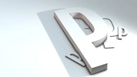 3d animation of a letter of the alphabet... | Stock Video | Pond5