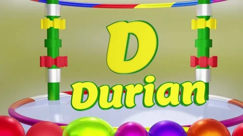 3d animation of letter D stands for duri... | Stock Video | Pond5