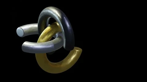 3D animation Logo with movement. | Stock Video | Pond5