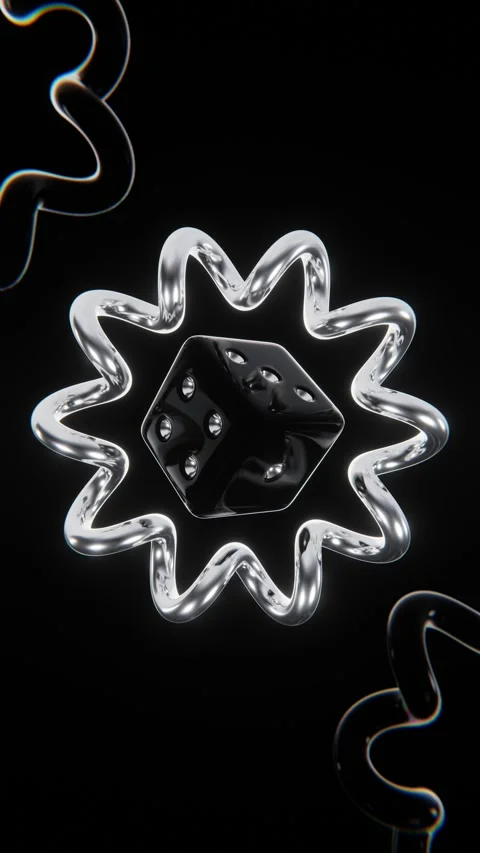 3D animation loop abstract shape spiral ... | Stock Video | Pond5