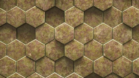 Metal Hexagon Background Stock Footage ~ Royalty Free Stock Videos | Pond5