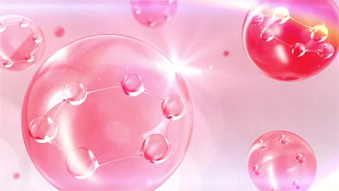 3D animation molecule macro atom cell Se... | Stock Video | Pond5