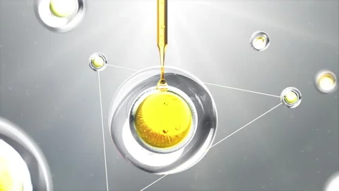 3D animation molecule macro atom cell Se... | Stock Video | Pond5