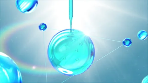 3D animation molecule macro atom cell Se... | Stock Video | Pond5