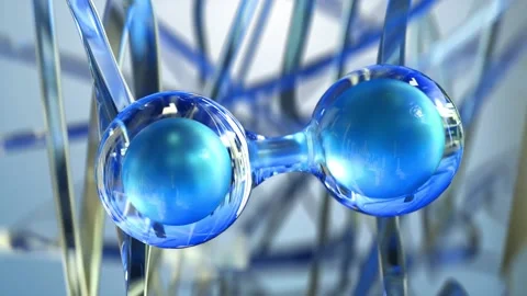 3D animation molecule macro atom cell Se... | Stock Video | Pond5
