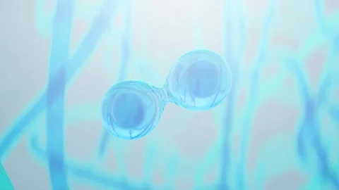 3D animation molecule macro atom cell Se... | Stock Video | Pond5