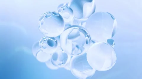 3D animation molecule macro atom cell Se... | Stock Video | Pond5