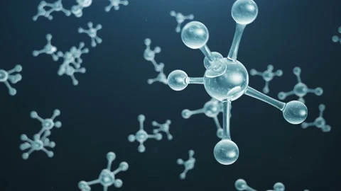 3D animation molecule structure. Scienti... | Stock Video | Pond5