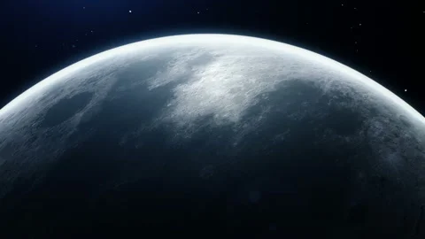3d Animation of the Moon | Stock Video | Pond5