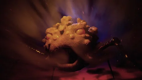 3D animation of moving corona monster vi... | Stock Video | Pond5