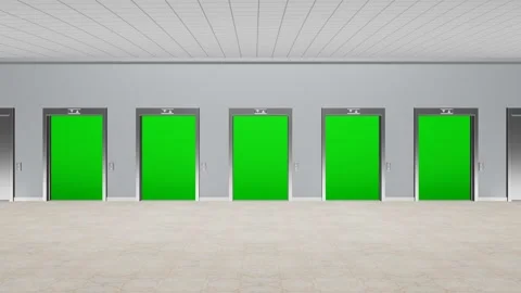 Elevator Door Green Screen Stock Video Footage | Royalty Free Elevator ...