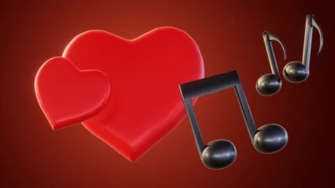 Musical Notes 3D Stock Video Footage | Royalty Free Musical Notes 3D ...