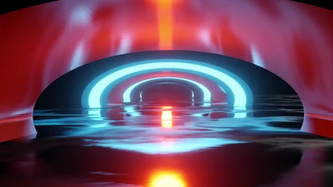 3d animation of opening gate in industri... | Stock Video | Pond5