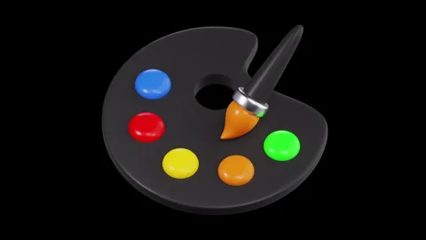 Paint Brush Alpha Stock Footage ~ Royalty Free Stock Videos | Pond5