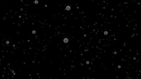 3D animation of particles floating with ... | Stock Video | Pond5