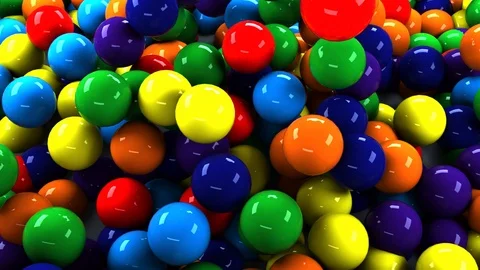3d Animation of a pile of abstract color... | Stock Video | Pond5