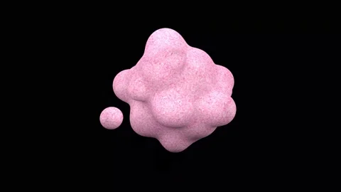 3D animation of Pink abstract smooth liq... | Stock Video | Pond5