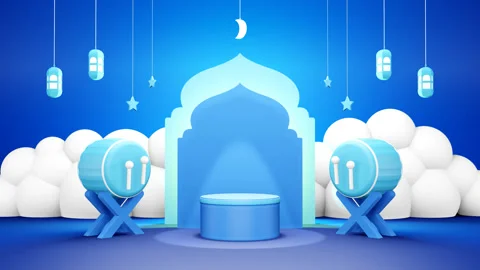 3D Animation Ramadan Kareem & Eid Mubara... | Stock Video | Pond5