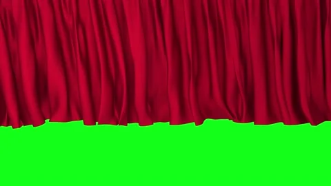 3d Animation of a red theater curtain op... | Stock Video | Pond5