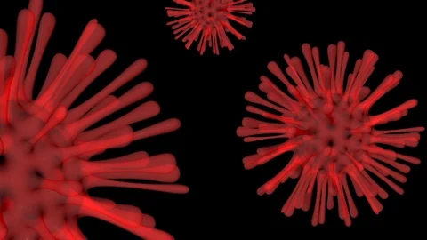 3D animation of red virus. Pandemic viru... | Stock Video | Pond5