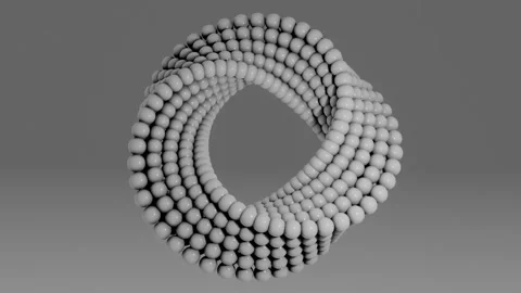 3d animation render of Abstract ring rot... | Stock Video | Pond5