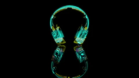 3D animation rendering, headphones model... | Stock Video | Pond5