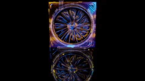 3D animation rendering, industrial fan m... | Stock Video | Pond5