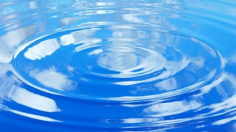 3D animation of the ripples on a water s... | Stock Video | Pond5