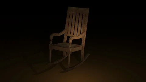 3d animation of Rocking Chair Swinging O... | Stock Video | Pond5
