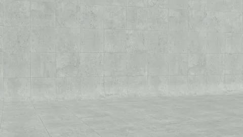 3D animation - rotating concrete line wa... | Stock Video | Pond5