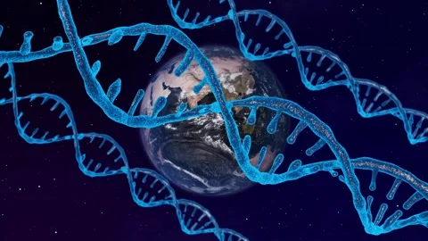 3D Animation Rotating DNA Strands and Pl... | Stock Video | Pond5