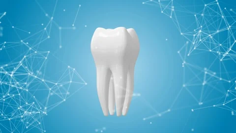 3d animation of rotating white tooth wit... | Stock Video | Pond5