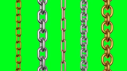 Chain Green Screen Stock Videos – Royalty-Free HD & 4K Videos