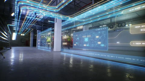 3D animation of schemes of electricity t... | Stock Video | Pond5