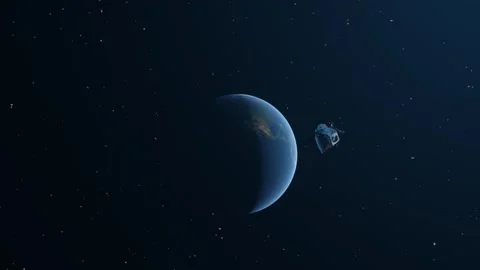 3D animation showing the Apollo Lunar Mo... | Stock Video | Pond5