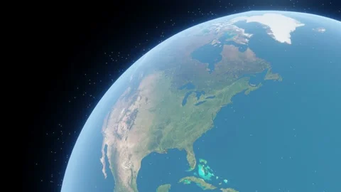 3D Animation showing Earth with lots of ... | Stock Video | Pond5