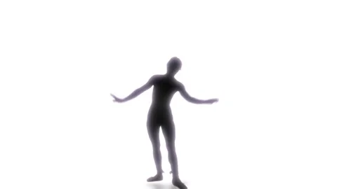 3D Animation Silhouette Ballet Dancer I... | Stock Video | Pond5