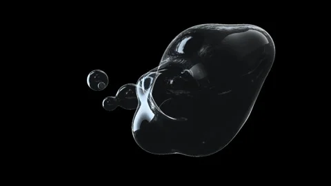 3d animation of soap bubbles floating, a... | Stock Video | Pond5