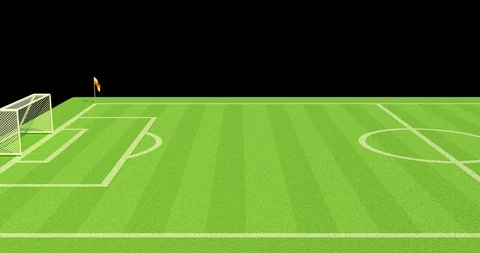 Soccer Field Vector Stock Video Footage | Royalty Free Soccer Field ...